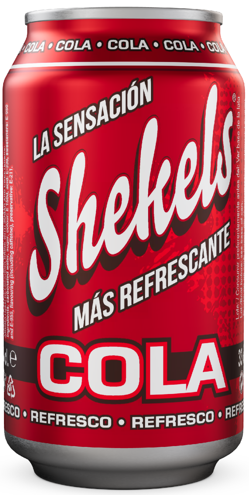Refresco Shekels Cola español para importadores y distribuidores ...